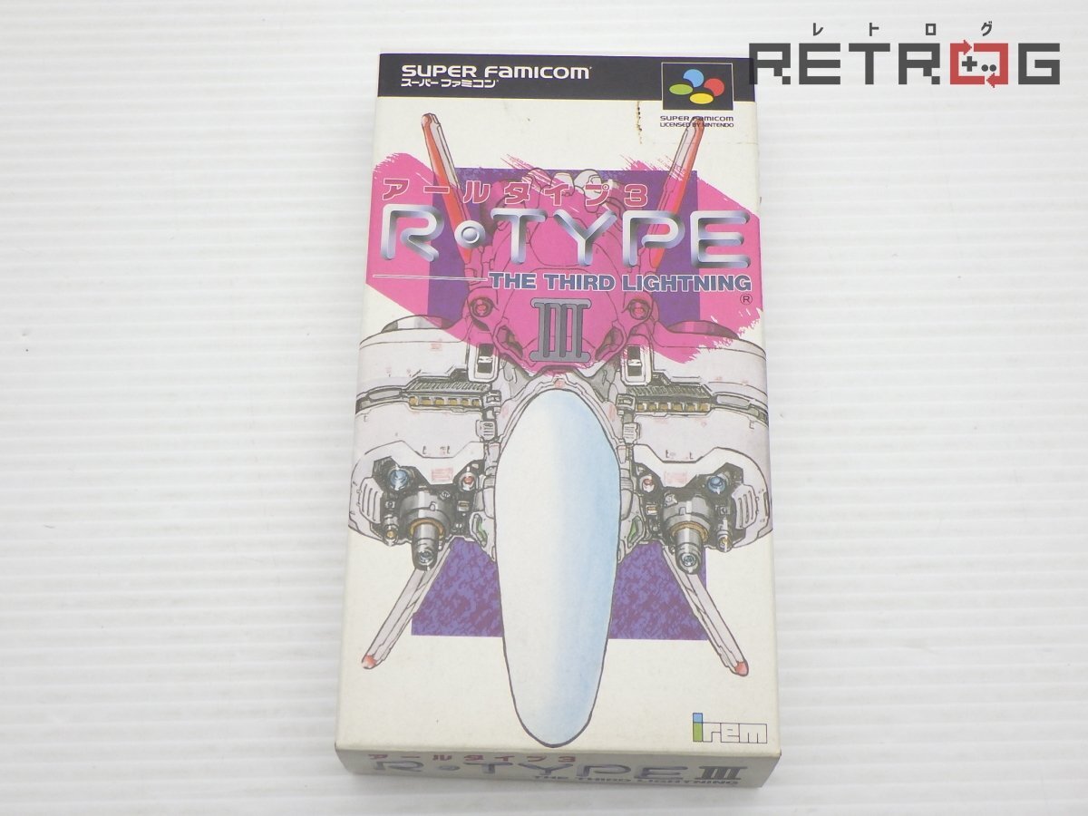 Yahoo!オークション - 【箱付き】R-TYPE3 スーパーファミコン SFC スー...