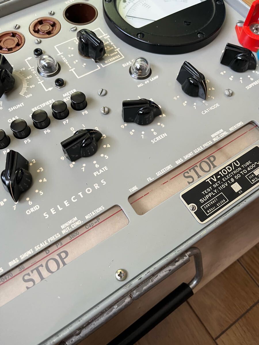 Yahoo!オークション - 希少 TV－10D／U 真空管テスター