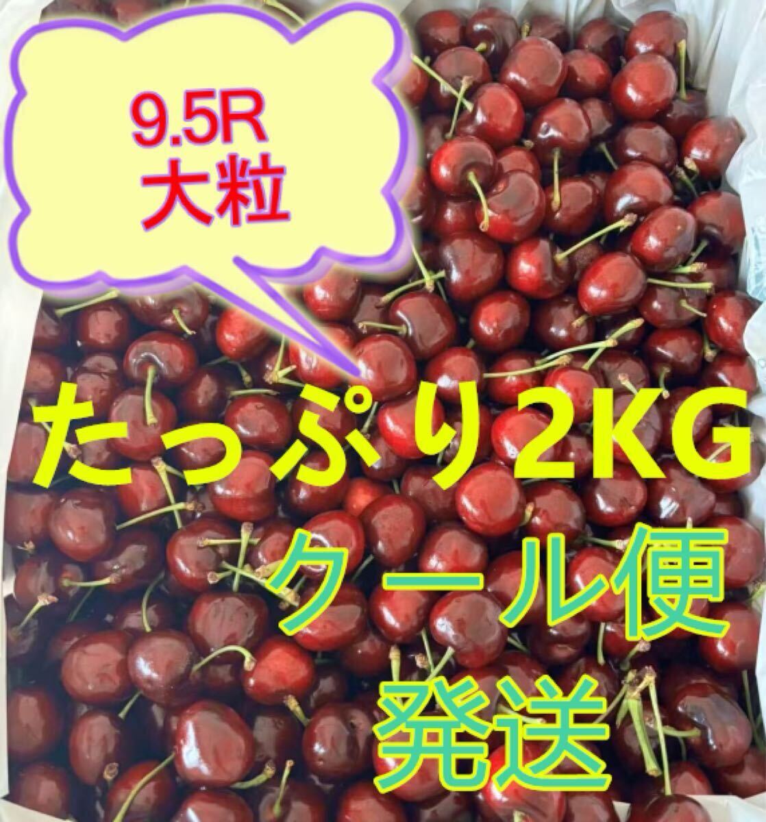 Yahoo!オークション - クール便発送 アメリカンチェリー 9.5R大粒 箱資...