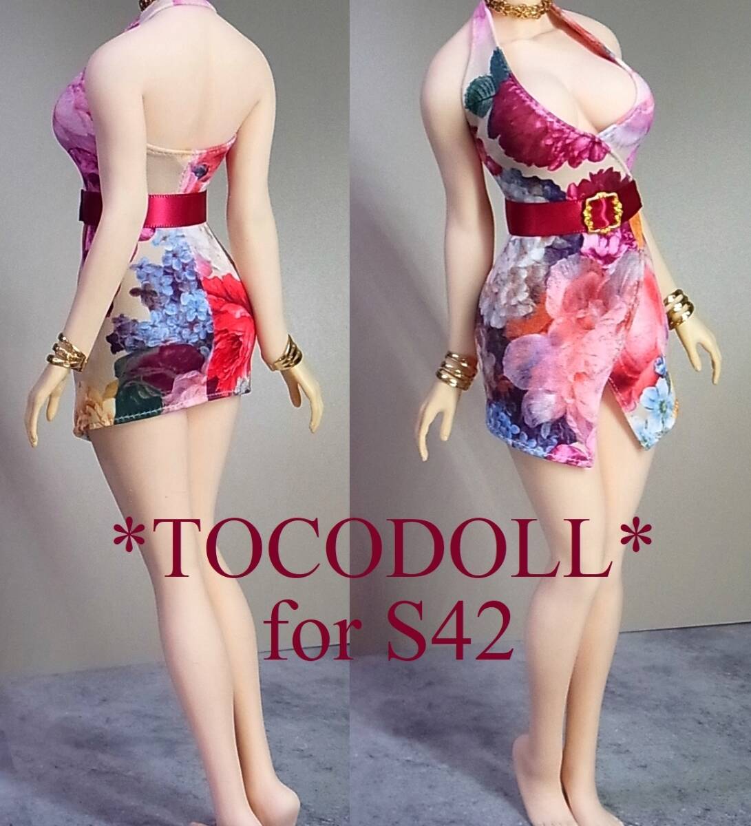 Yahoo!オークション - toco Phicen/TBLeague用 S42 ホルターネック ス...