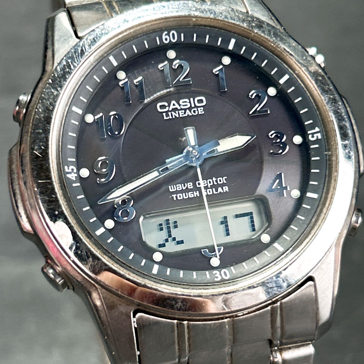 Yahoo!オークション - CASIO カシオ LINEAGE リ二エージ LCW-100T 腕時...