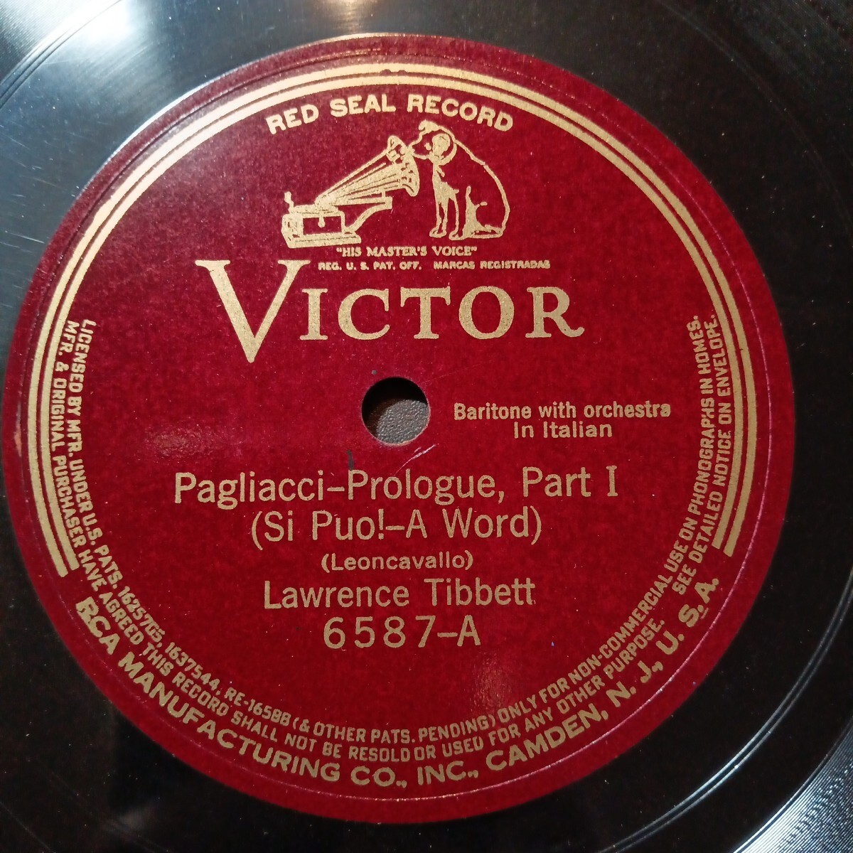 Yahoo!オークション - ビクター12吋SP 「6587」クラシック 器楽 レコー...