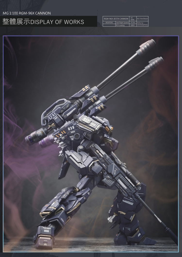 Yahoo!オークション - 1/100 ジェスタキャノン 改造パーツ (F41) (MGジ...