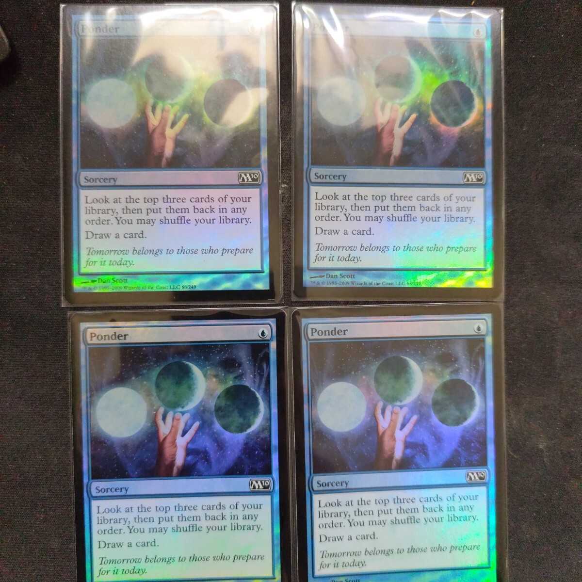 Yahoo!オークション - MTG 思案 英 Foil 4枚セット