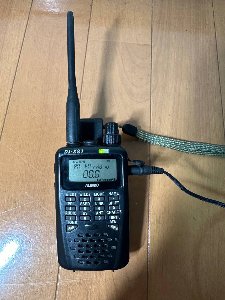 Yahoo!オークション - ALINCO DJ-X81 WIDE BAND RECEIVER オールバンド...