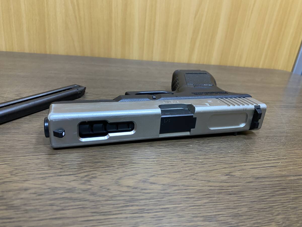 Yahoo!オークション - 36)) 東京マルイ グロック18C シルバースライド ...