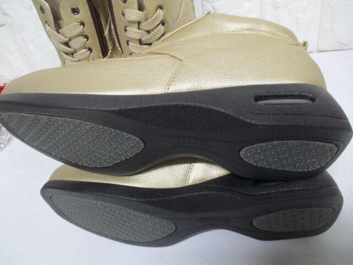 Yahoo!オークション - Y867/未使用 24.0EEE 2足セット ゴールド ウォー...