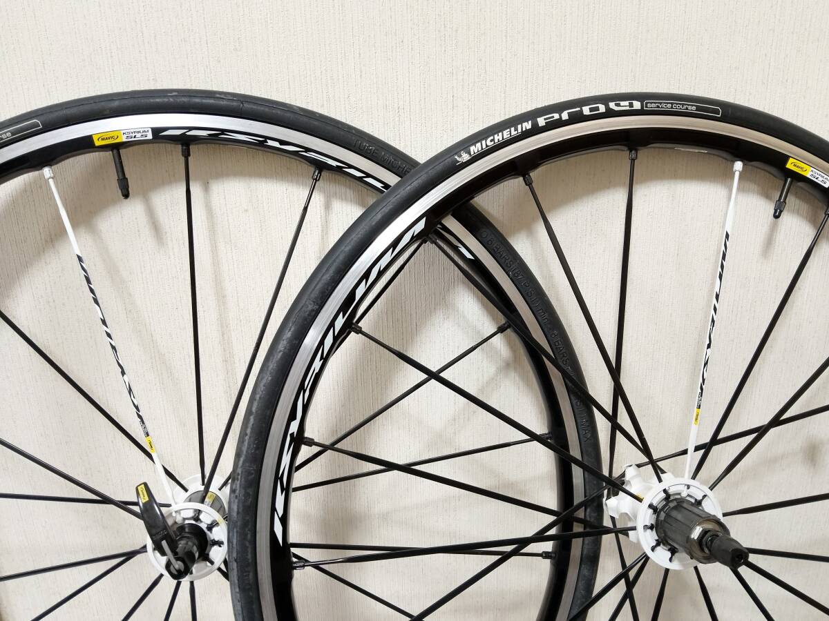 Yahoo!オークション - 【美品】MAVIC KSYRIUM SLS（15C） & MICHELIN P...