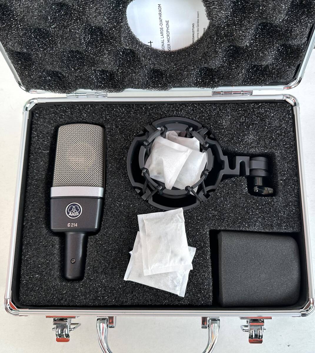 Yahoo!オークション - 1円～AKG C214 ケース付 マイクロホン アーカー...