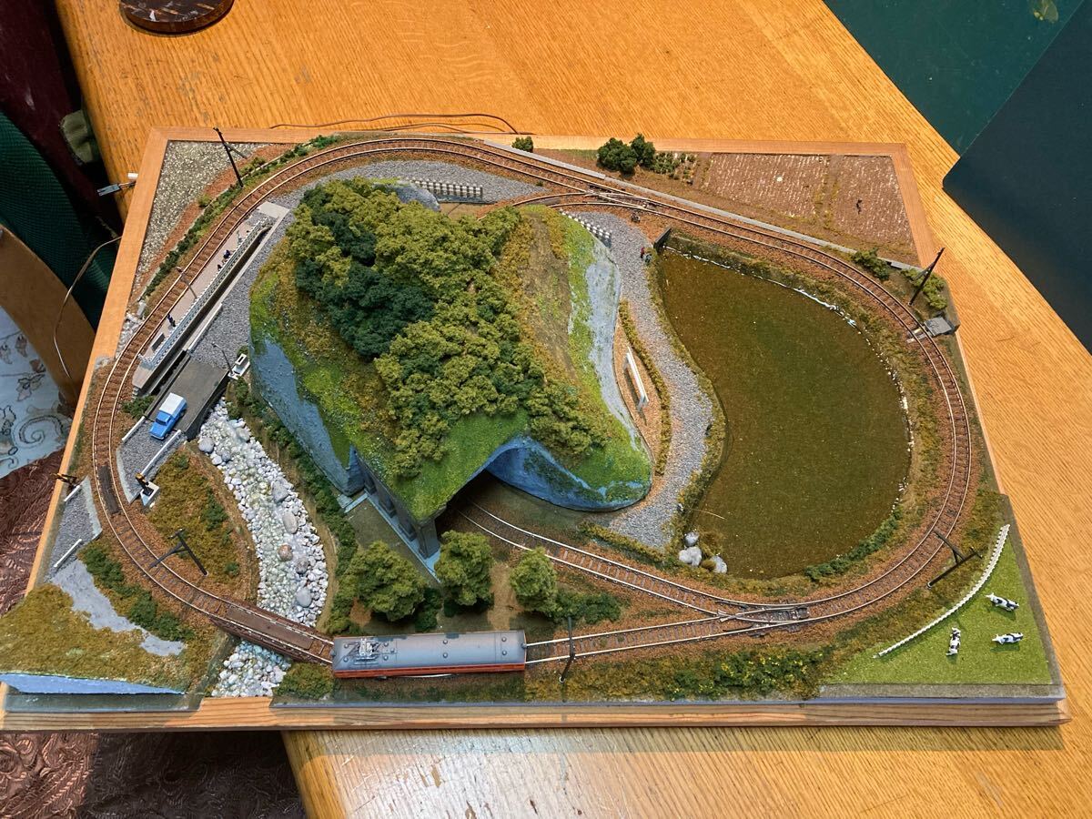 Yahoo!オークション - Nゲージ ジオラマレイアウト「あおぞら鉄道」大...