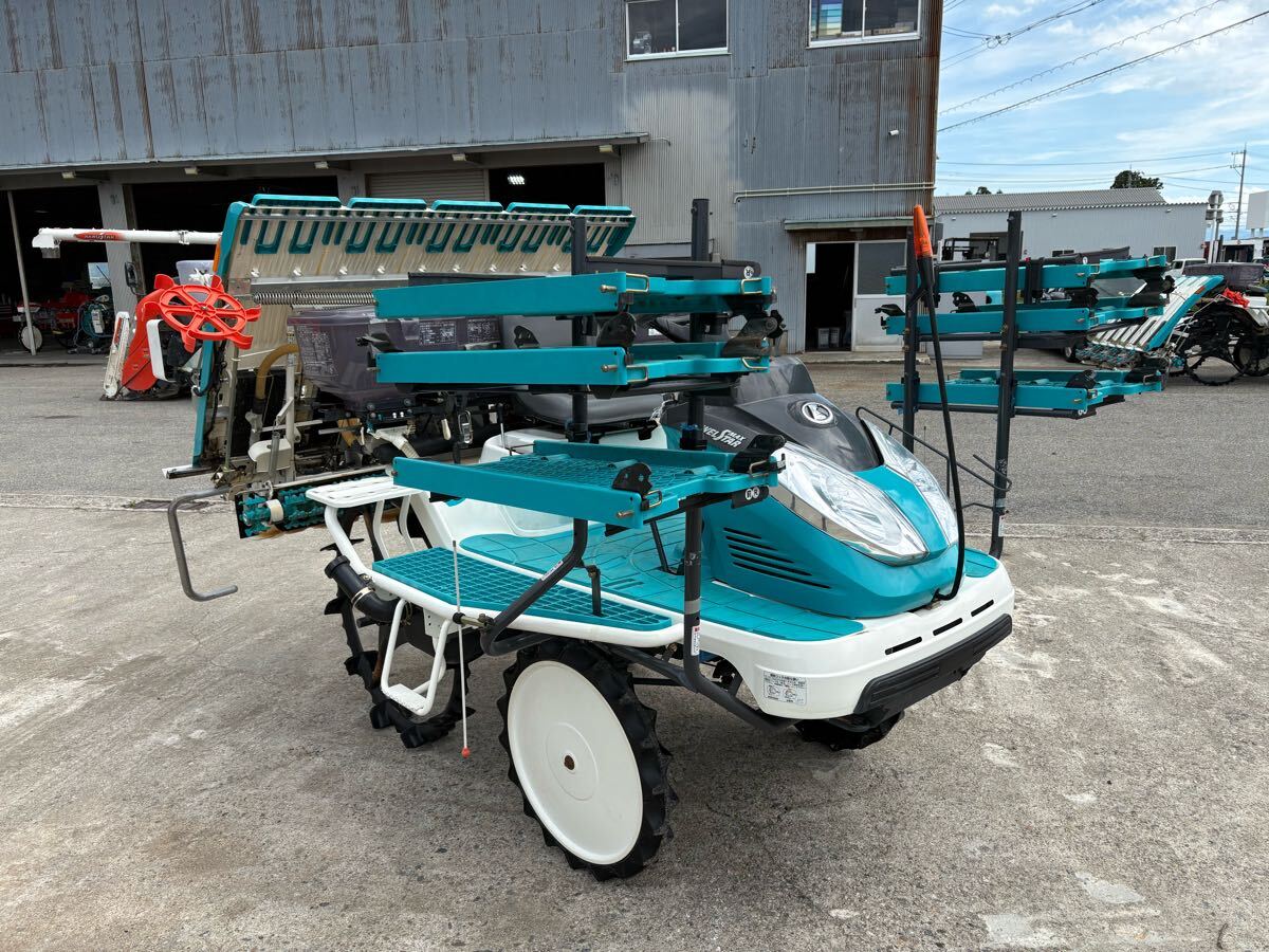 Yahoo!オークション - 【動画有り】クボタ 田植機 NSU55 5条植 施肥機 ...