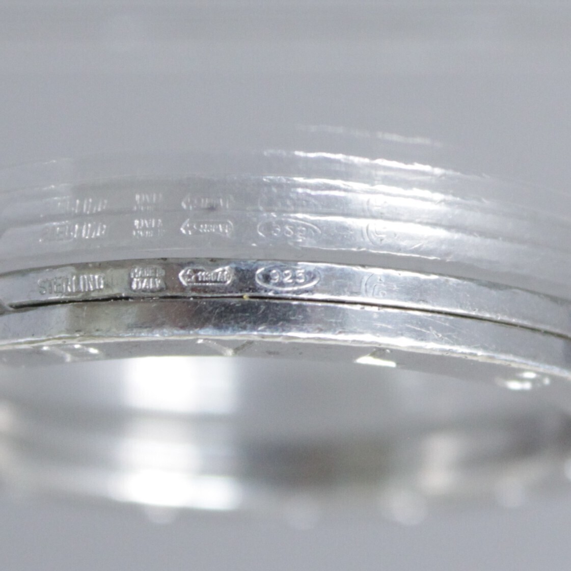 Yahoo!オークション - BVLGARI ブルガリ キーリング STERLING 925 SV ...