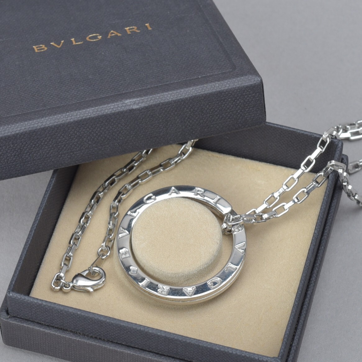 Yahoo!オークション - 美品 ブルガリ BVLGARI キーリング SV 1498AR 92...