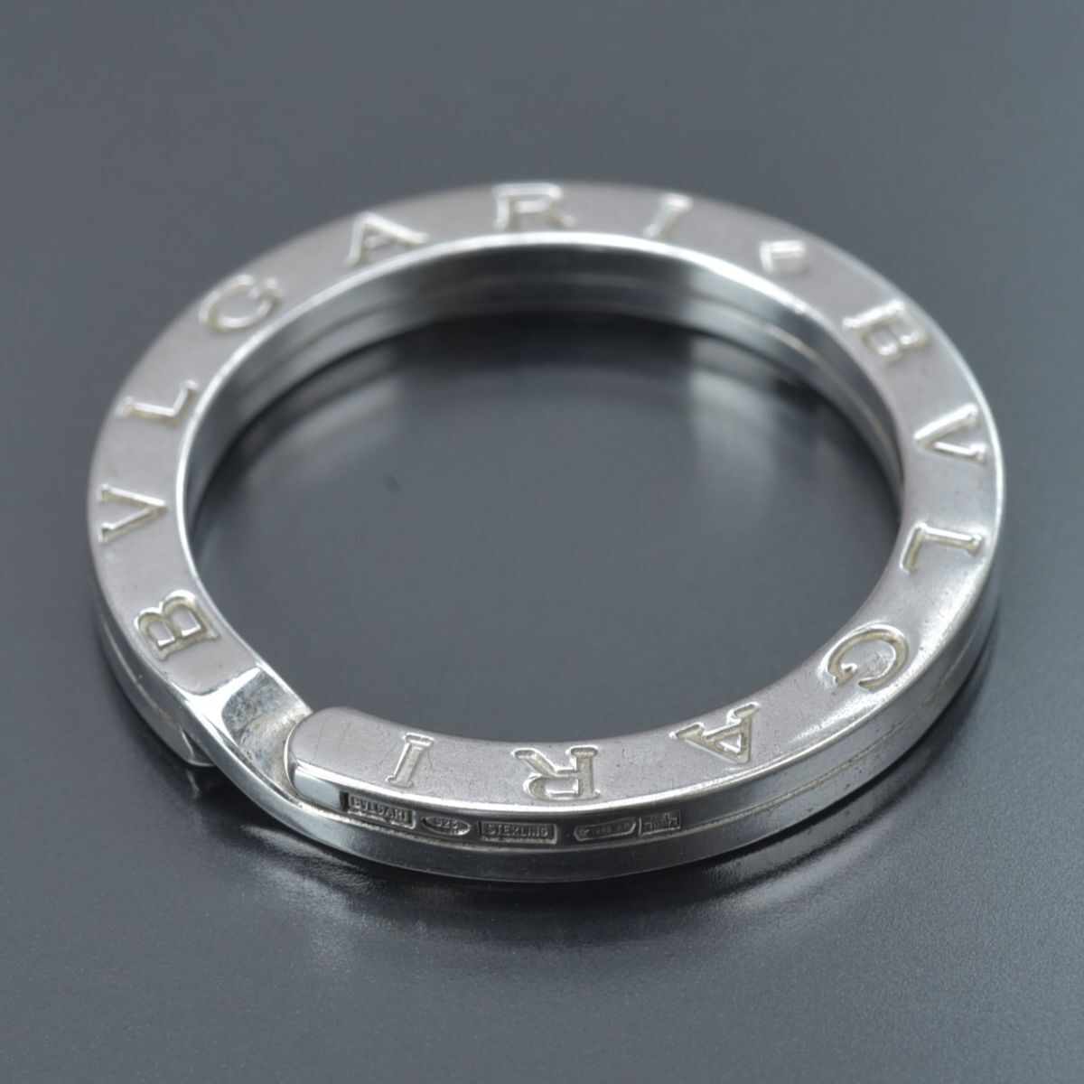ブルガリ BVLGARI キーリング SV 1498AR 925 12g B-ZERO1 STERLING ビーゼロワン シルバー ネックレス #N 0612-76/TLk.d(ブルガリ ...