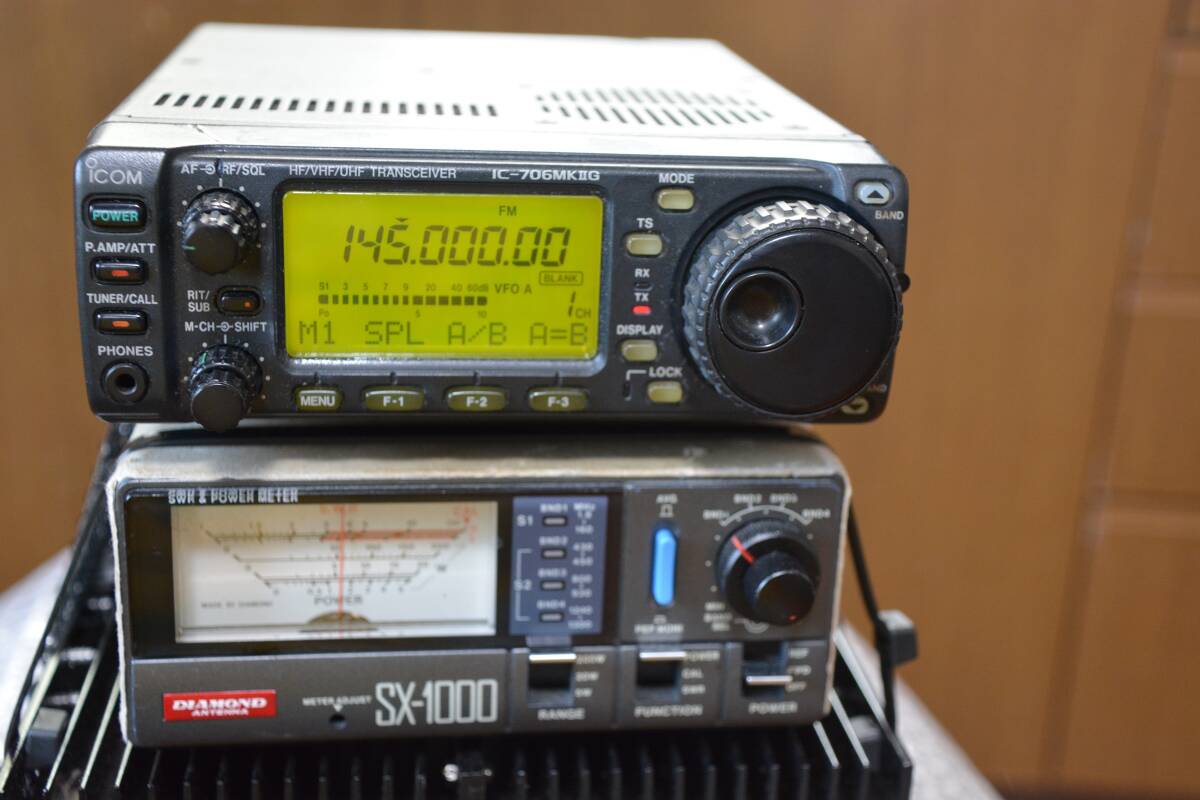 Yahoo!オークション - ICOM IC-706MKⅡG HF/50MHz/144MHz/430MHz ALL M...