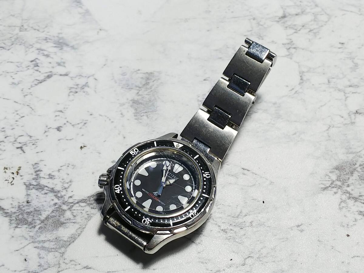 Yahoo!オークション - 6143 シチズン ダイバーウォッチ