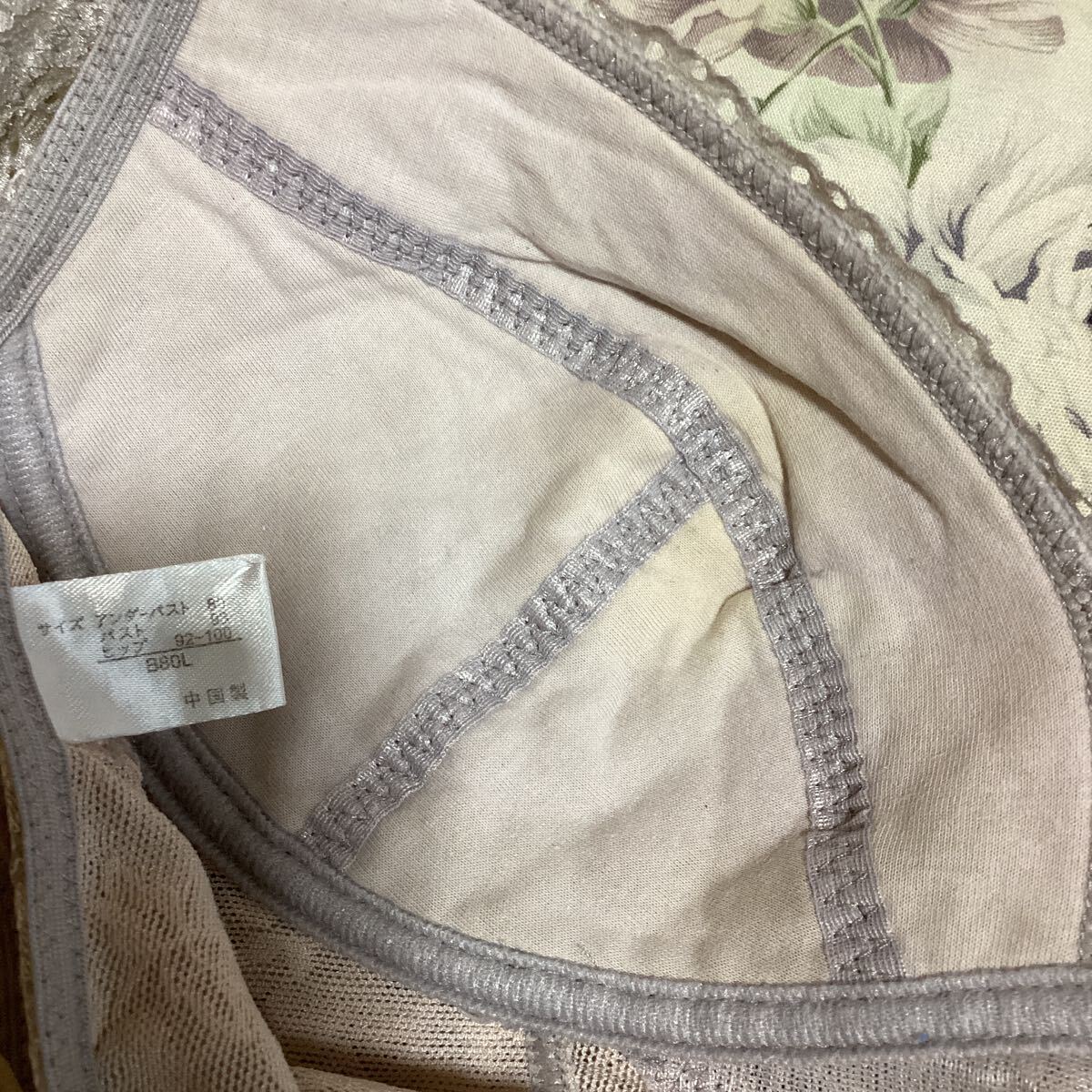 Yahoo!オークション - 花柄メッシュ ボディスーツ B80L 補正下着