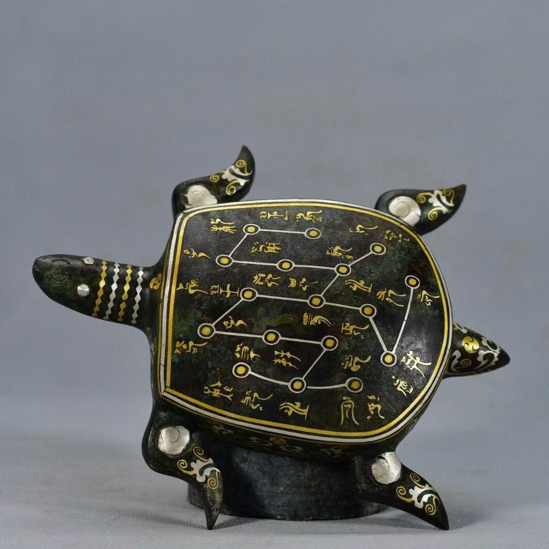 Yahoo!オークション - y258【珍寳斎】旧家収蔵 青銅器 間違い金銀 亀 ...