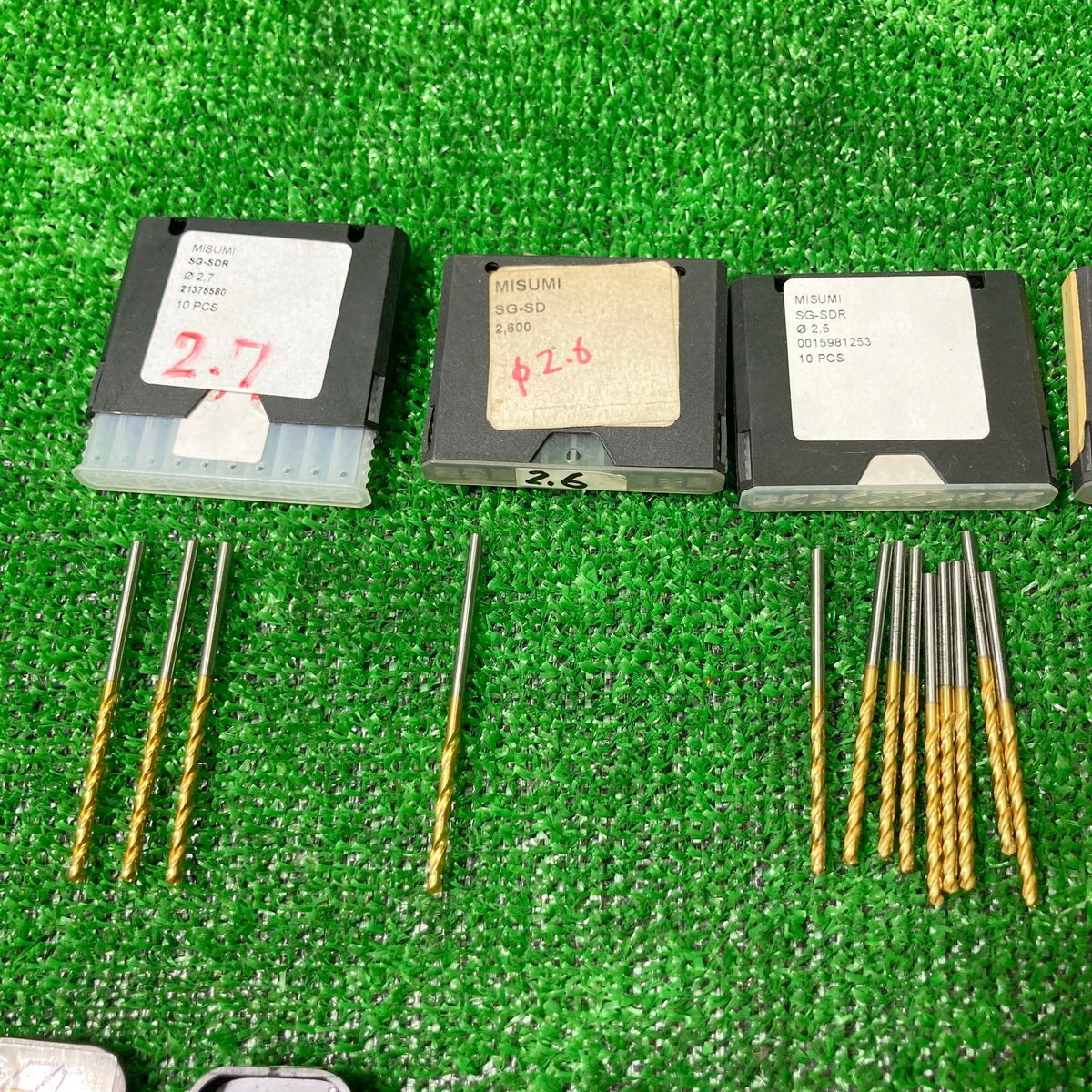 Yahoo!オークション - 久睦b355 計72本セット ミスミ 他 tin含む スト...