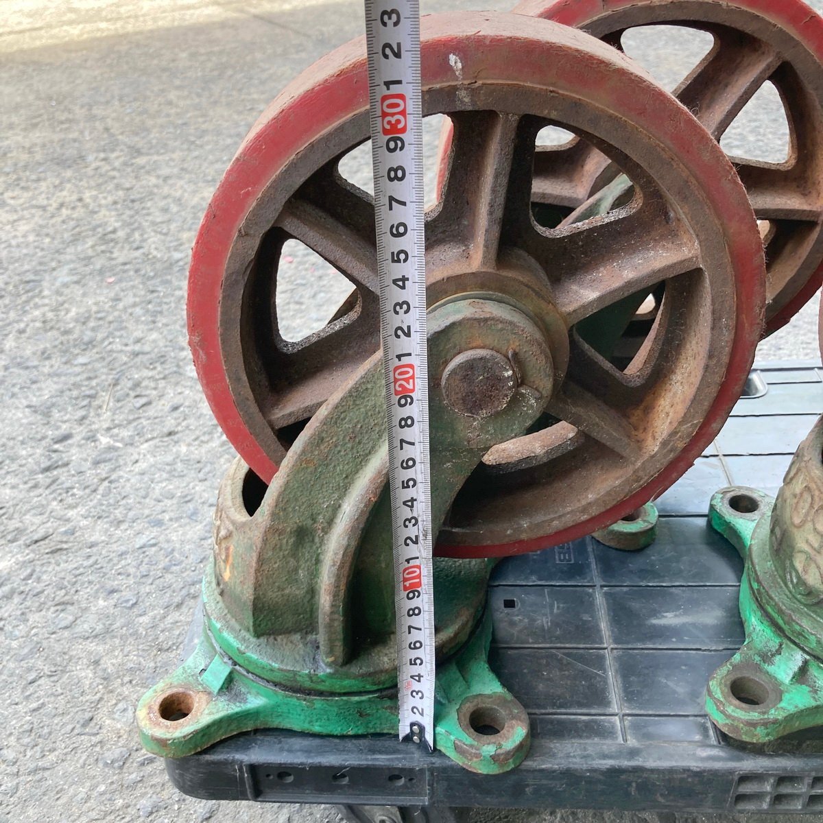 Yahoo!オークション - 康睦b504 船台 重量物キャスター「FCD250-75」