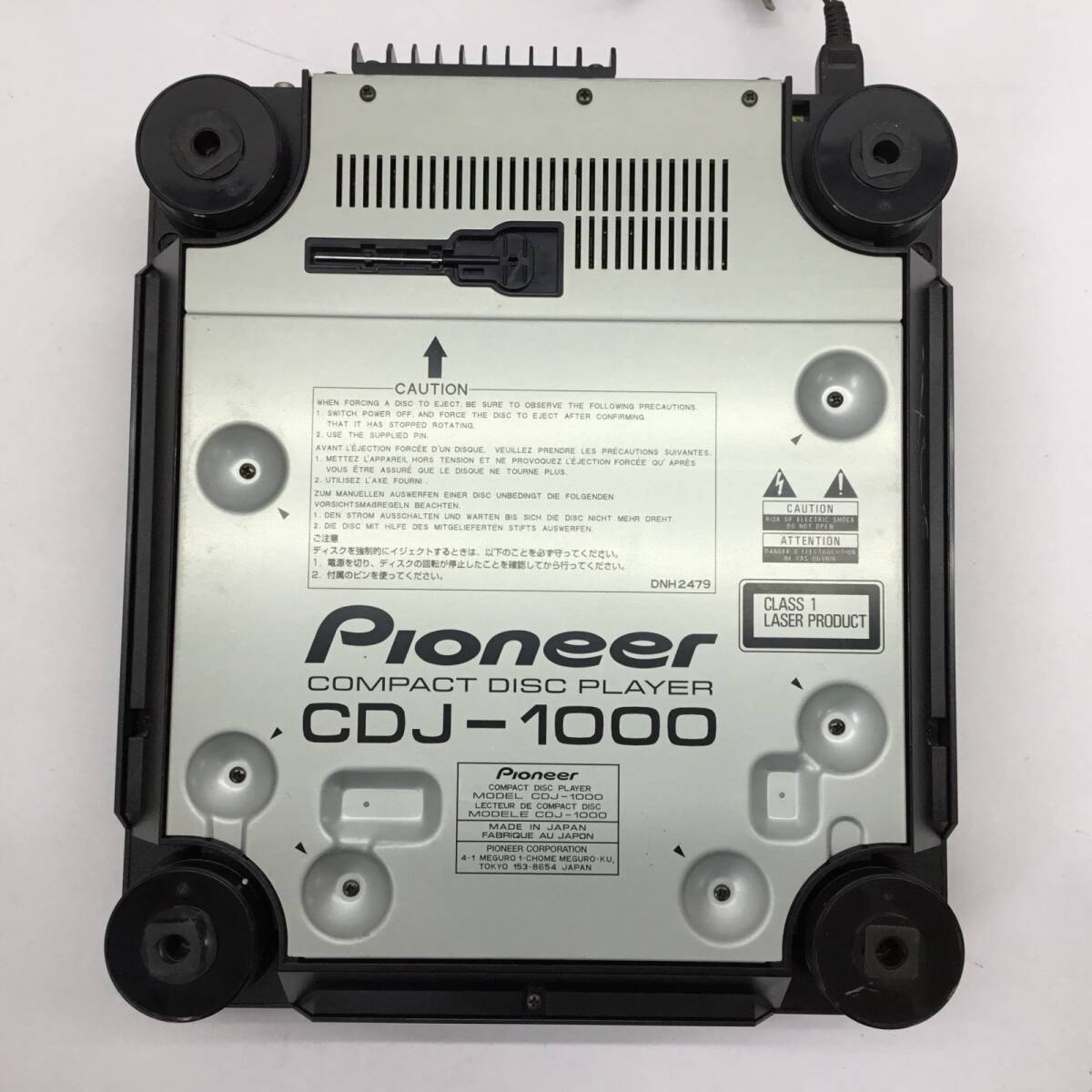 Pioneer パイオニア CDJ-1000 CDプレーヤー DJ 通電のみ確認 ディスプレイ表示OK ジャンク品 4.44kg(CDJ)｜売買されたオークション情報、yahooの商品情報を ...