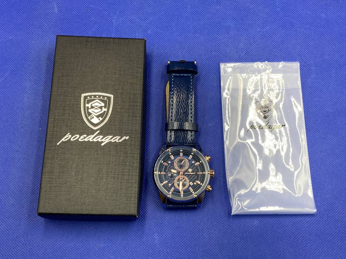 Yahoo!オークション - POEDAGAR ラウンド クォーツ式 機械式 腕時計 メ...