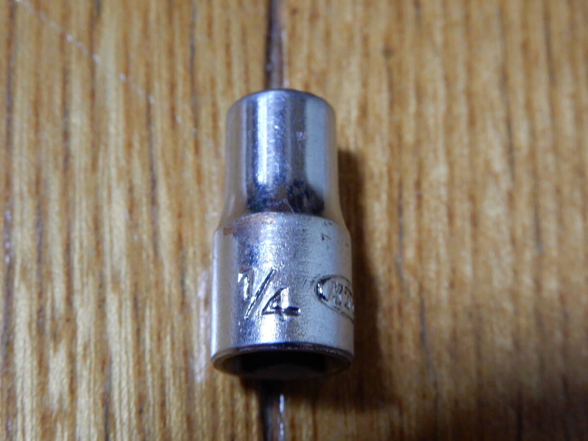 Yahoo!オークション - KTC 1/4(6.3㎜) インチソケット(六角) 1/4