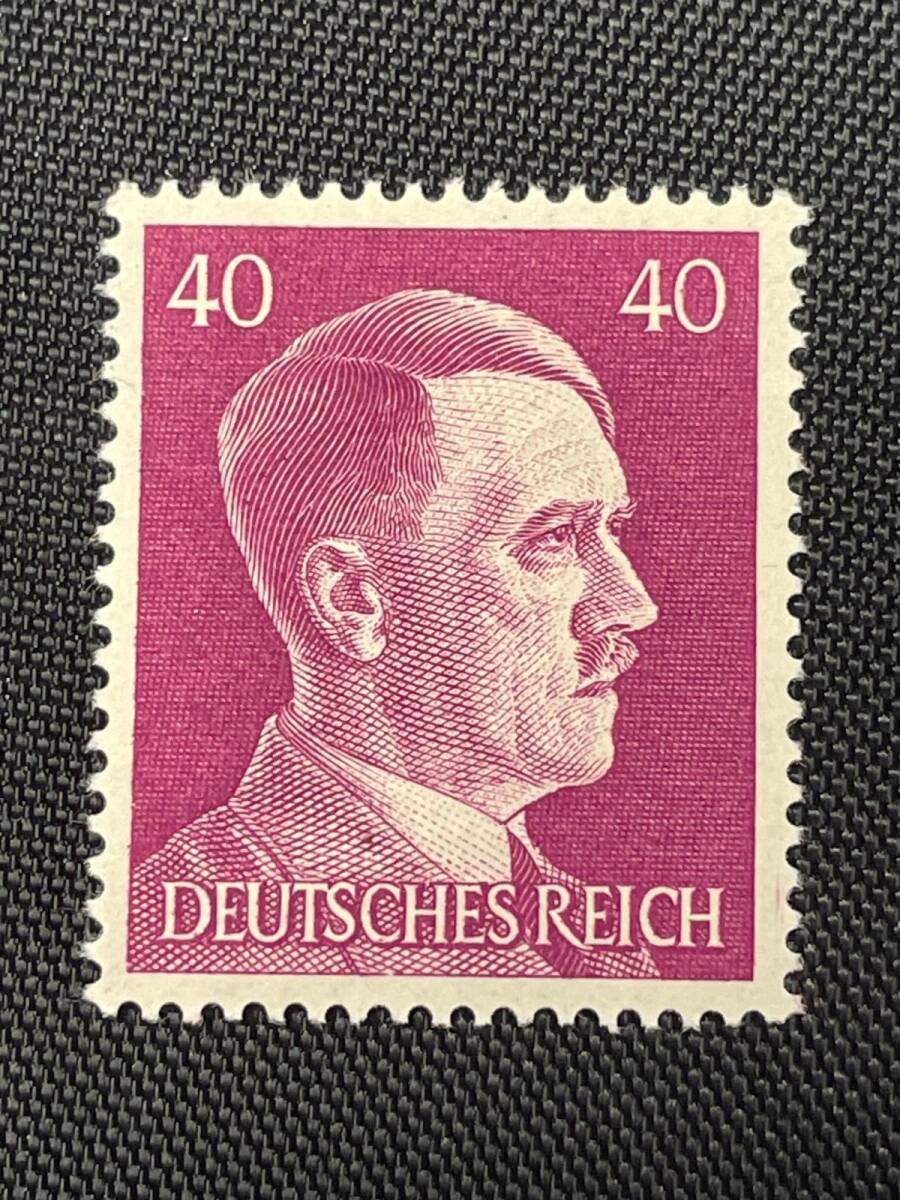 Yahoo!オークション - 【希少】194144 ドイツ Hitler 40Pf 紫 未使用 ...