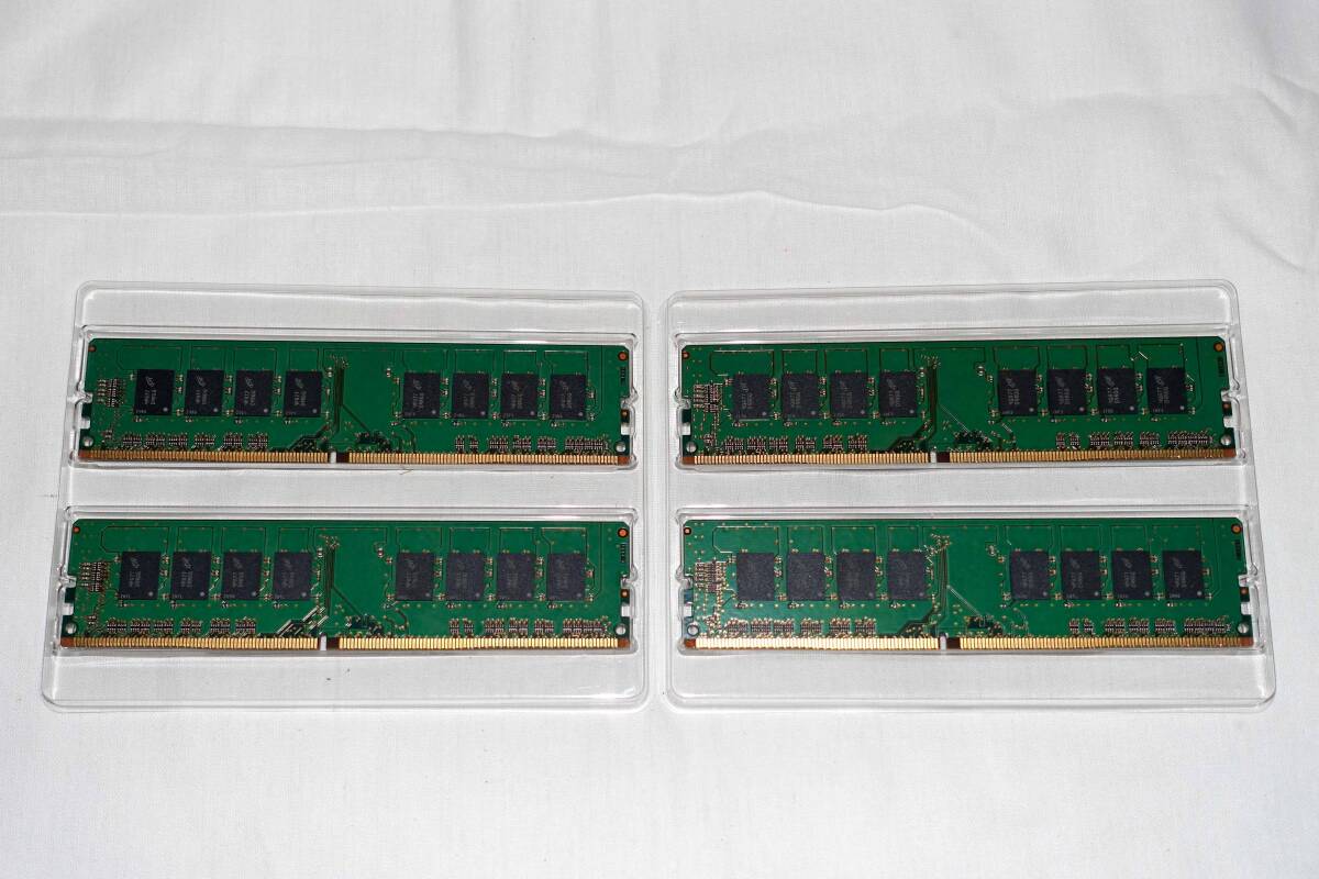 Yahoo!オークション - crusial DDR4 32GB (CT4K8G4DFD8213) 8GB x 4 ②