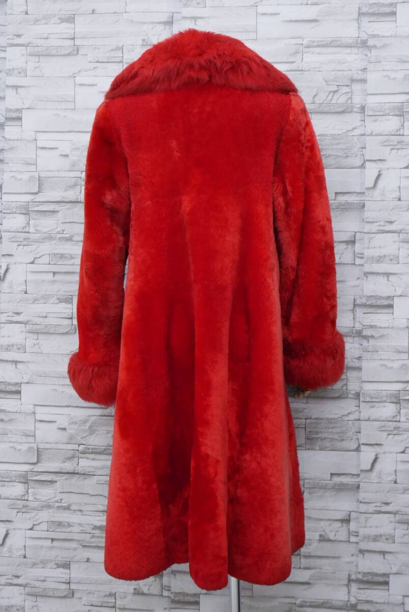 Yahoo!オークション - ムートン ロングコート 着丈103cm ROTINY 裾回...