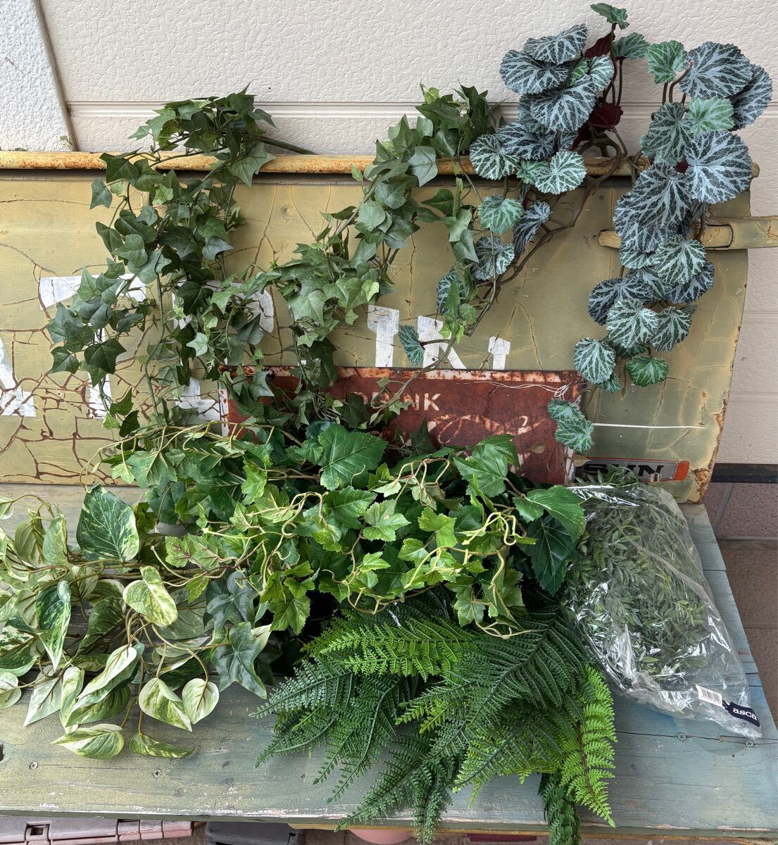 Yahoo!オークション - フェイクグリーン ハンギングブッシュ ポトス ア...