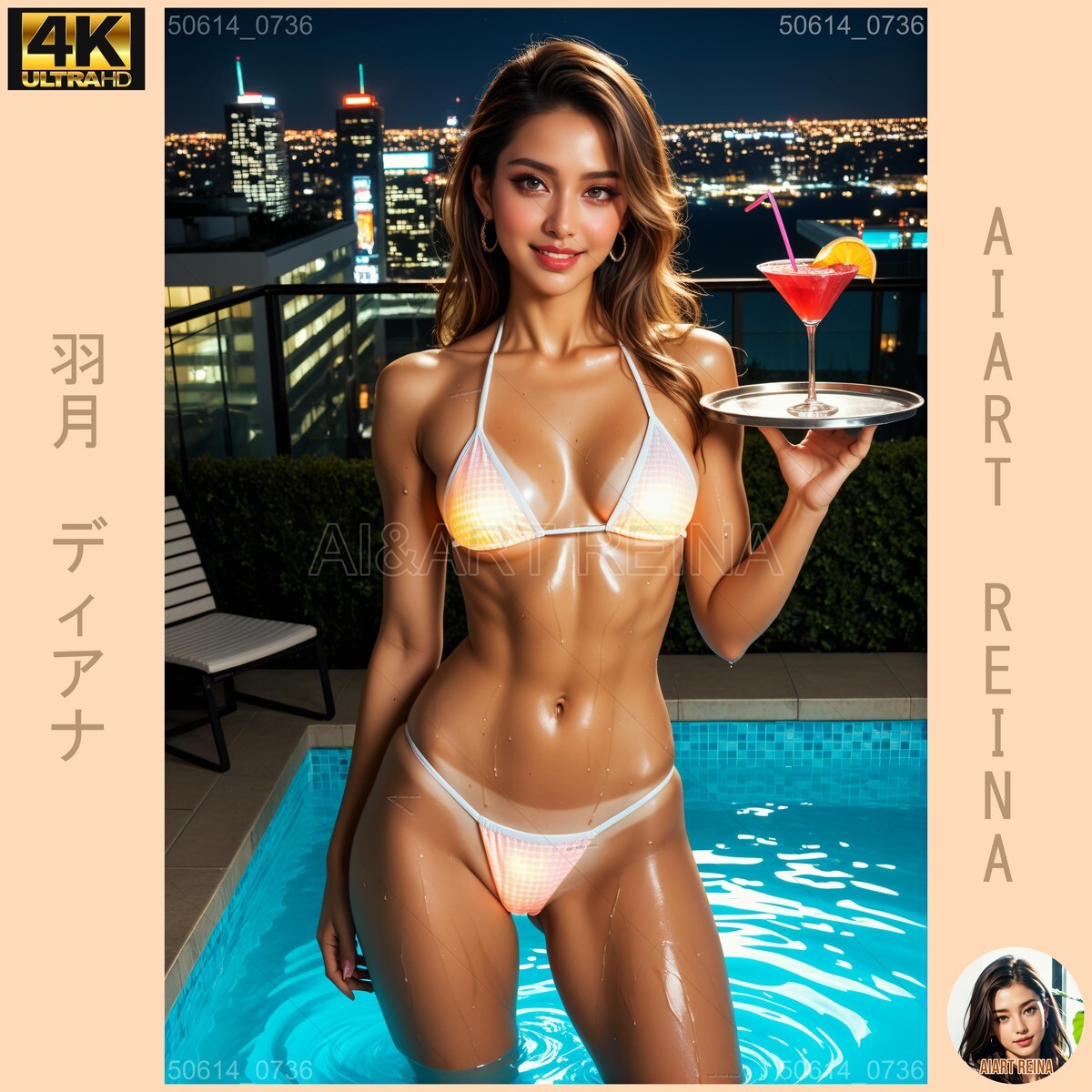 Yahoo!オークション - No.50614_0736 ディアナ （直美） 筋肉質 美脚 ...