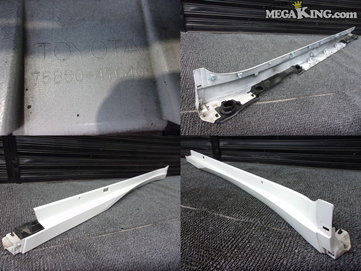 Yahoo!オークション - ZVW60 60系 プリウス 純正 ノーマルサイドスカー...