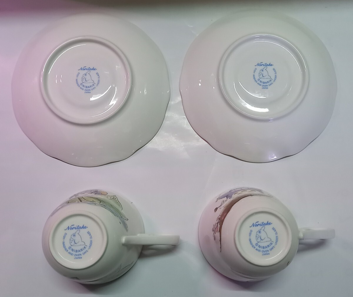 Y2301 ノリタケ となりのトトロ カップ＆ソーサー ペアセット Noritake トトロ スタジオジブリ 2客セット(ノリタケ)｜売買されたオークション情報、yahooの商品情報を ...