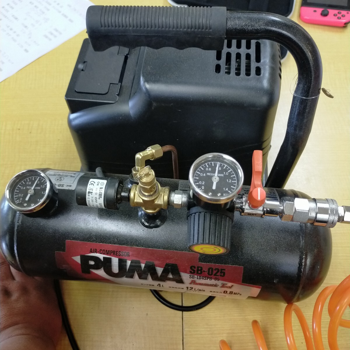 Yahoo!オークション - 藤原産業 オイルレス エアコンプレッサー PUMA S...