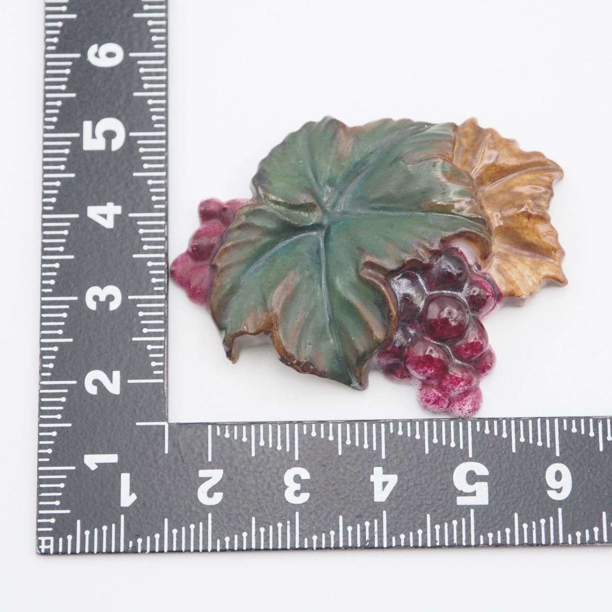 Yahoo!オークション - J814 陶器 帯留め 葡萄 ぶどう デザイン 和装小...