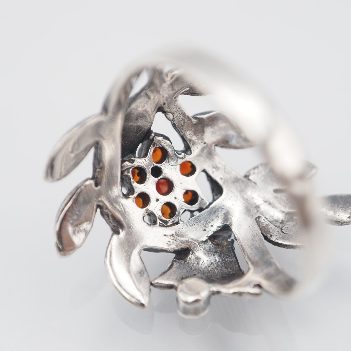 Yahoo!オークション - J609 ガーネット 925刻印 リング マーカサイト ...