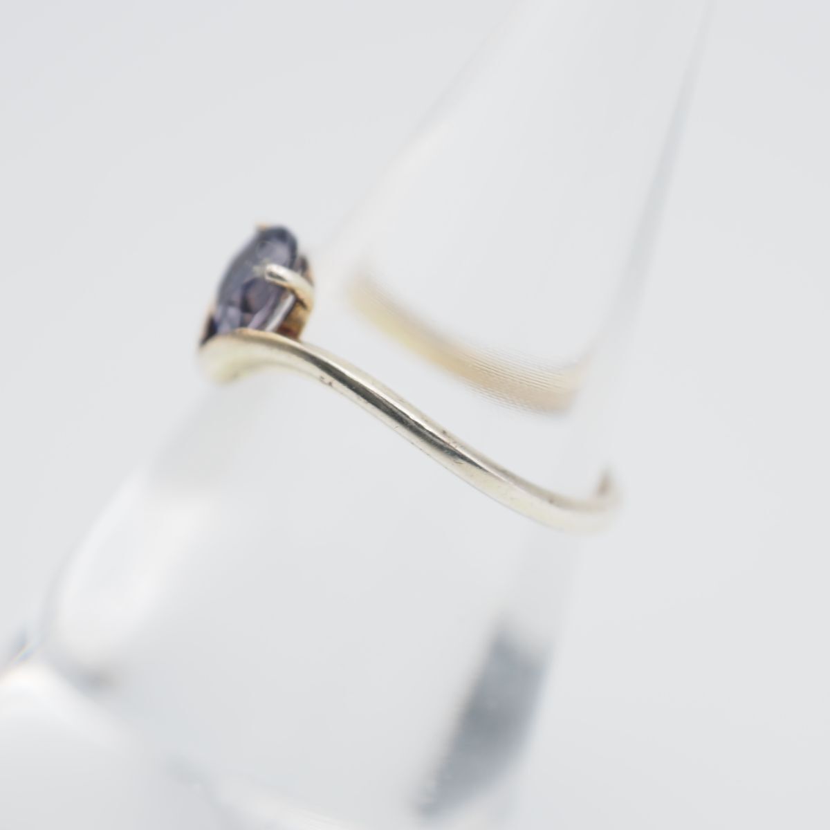 Yahoo!オークション - A213 ブルーストーン 925刻印 リング ゴールド ...