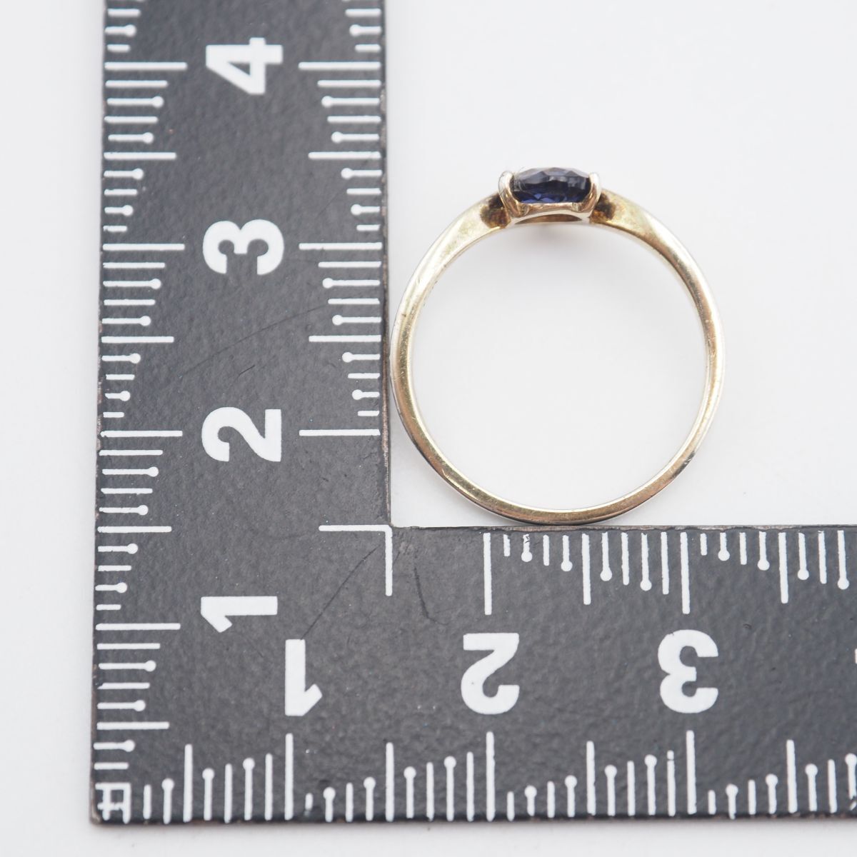 Yahoo!オークション - A213 ブルーストーン 925刻印 リング ゴールド ...