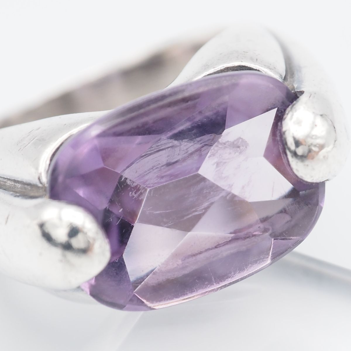 A151 アメジスト 925刻印 リング デザイン シルバー 指輪 ヴィンテージ 2月誕生石 15号(アメジスト)｜売買されたオークション情報、yahooの商品情報をアーカイブ公開 ...