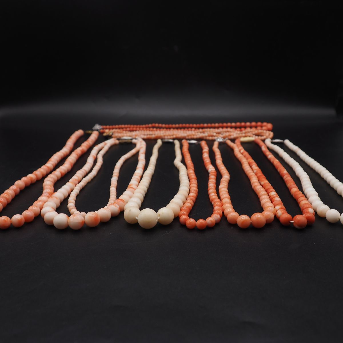 Yahoo!オークション - Y739 大量 お得 1円 本珊瑚 サンゴ ネックレス S...