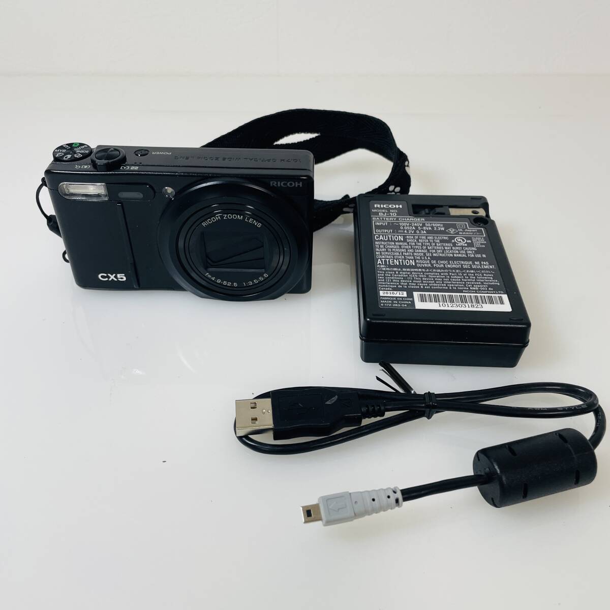 Yahoo!オークション - T024 RICOH リコー CX5 デジタルカメラ ブラック...