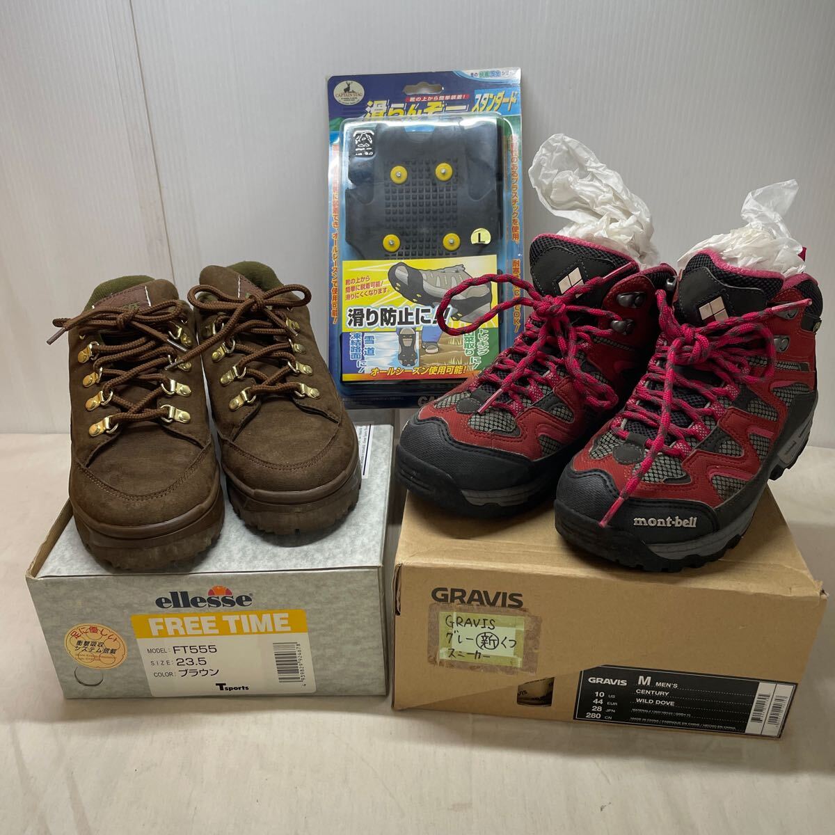 Yahoo!オークション - トレッキングシューズ ellesse 23.5cm mont-bell...