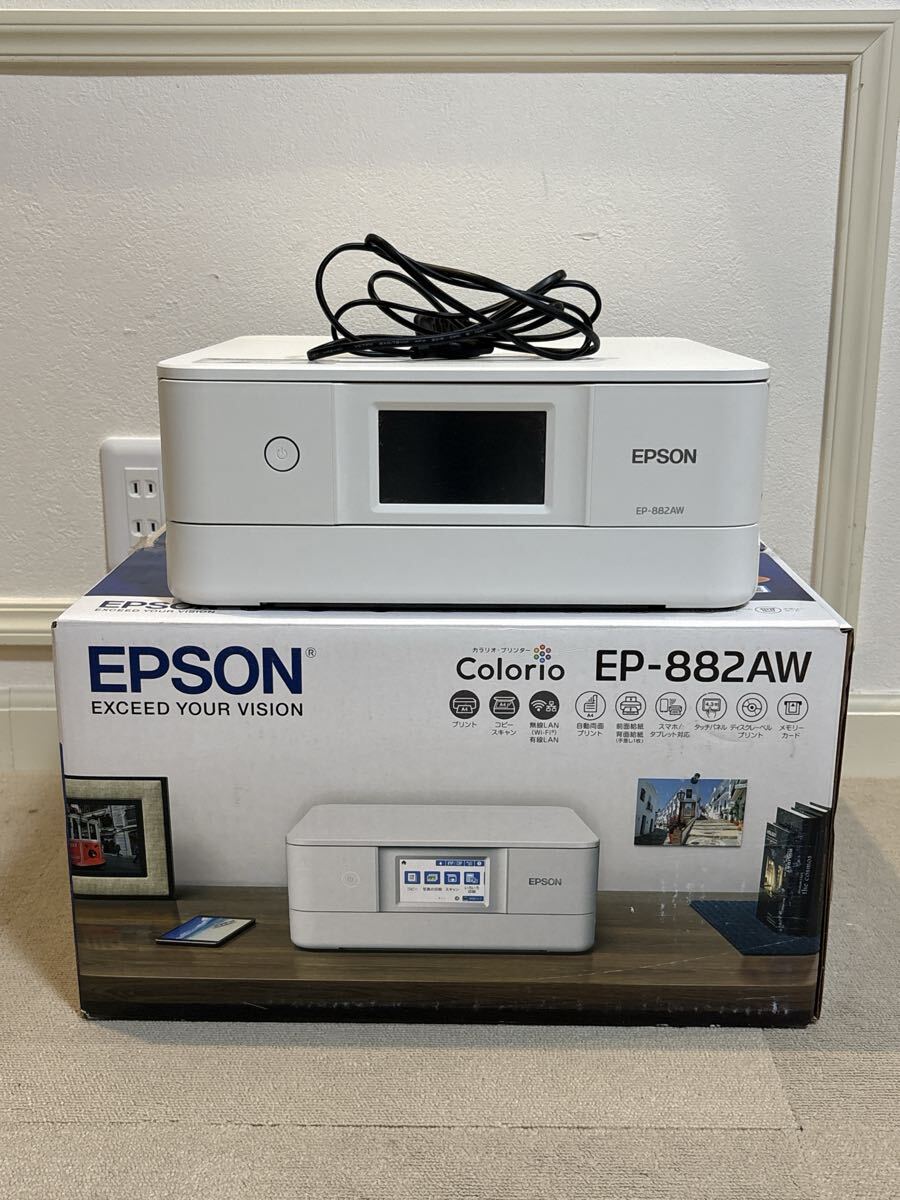 Yahoo!オークション - EPSON EP-882AW 20年製 インクジェットプリンタ...