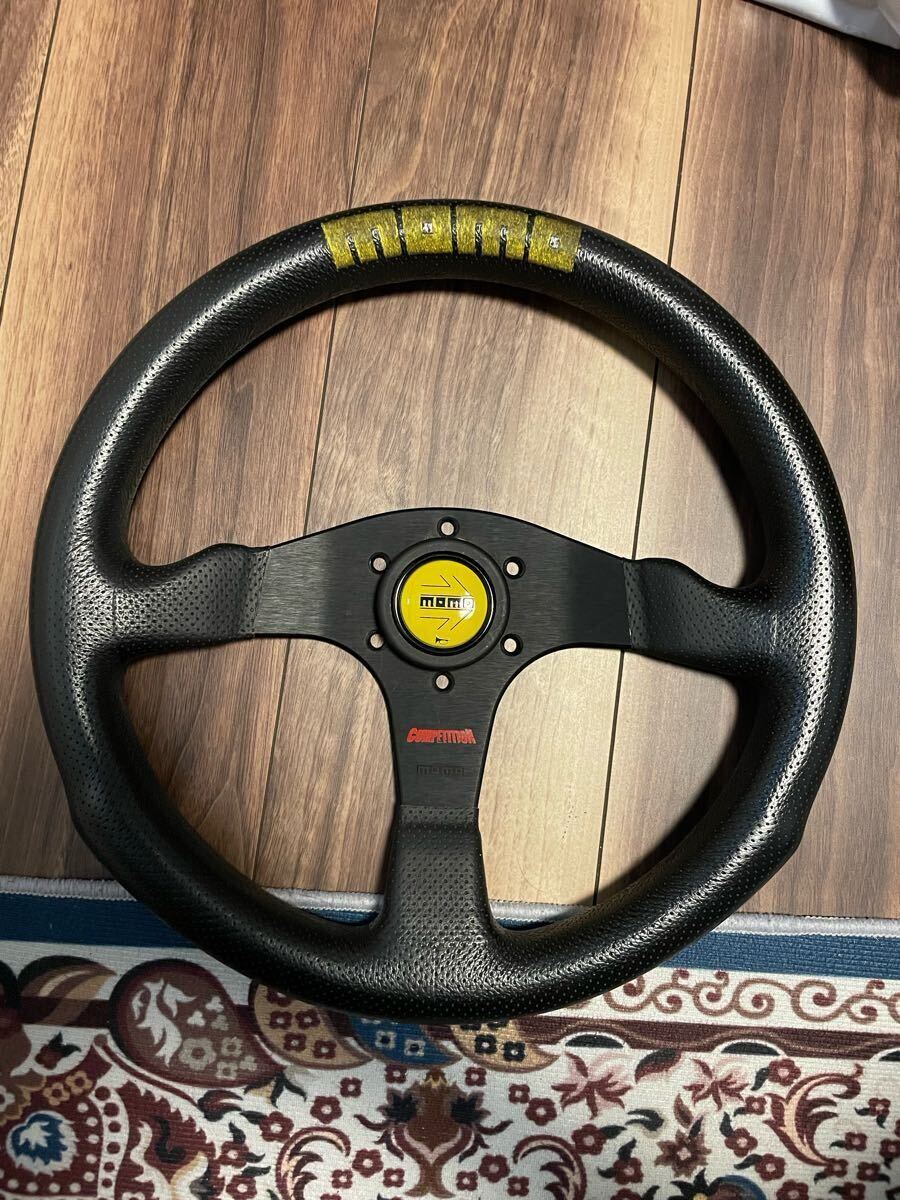 Yahoo!オークション - ステアリング MOMO 35パイ ハンドル モモ コンペ...