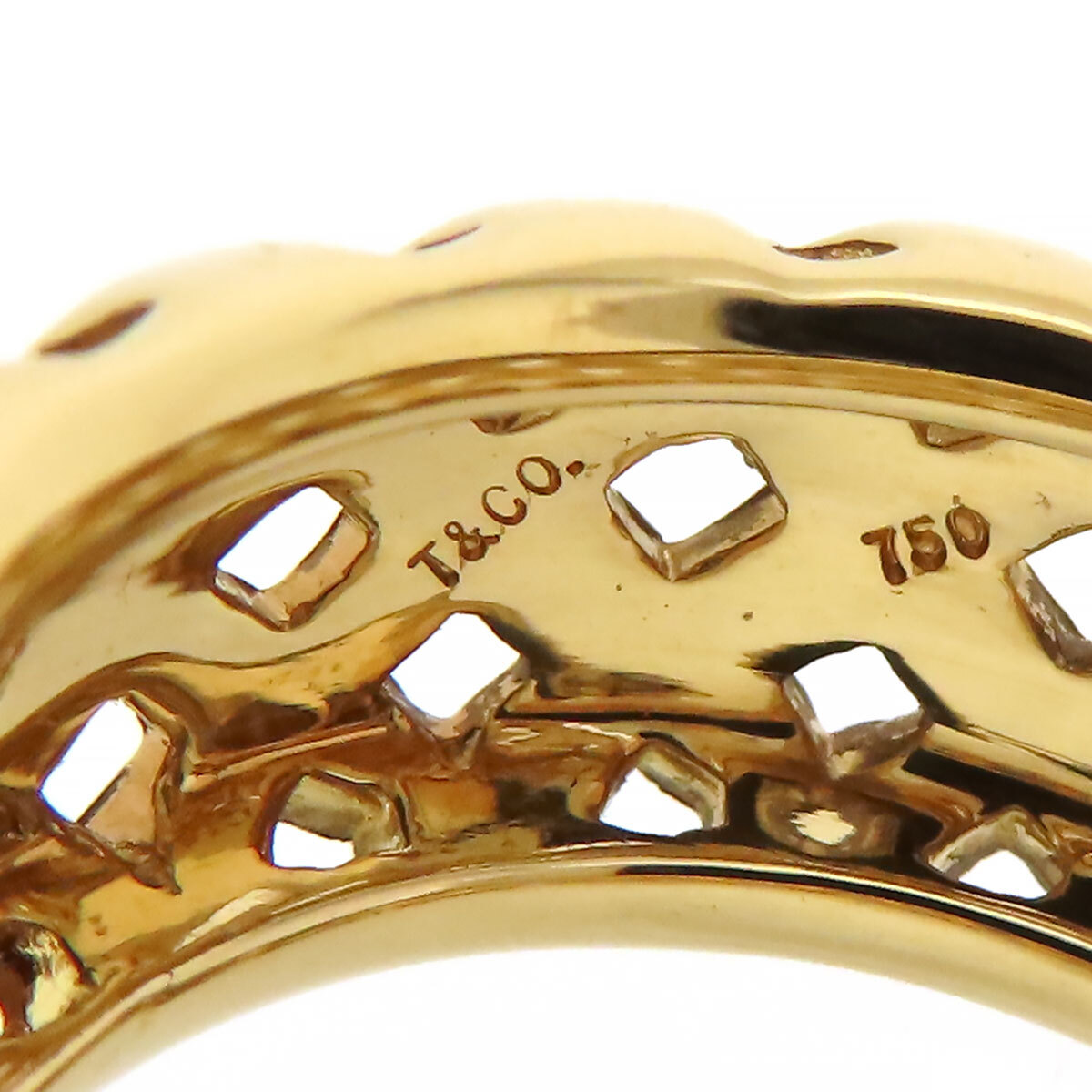 Yahoo!オークション - ティファニー ミネヴァリー リング #9 750 (K18Y...