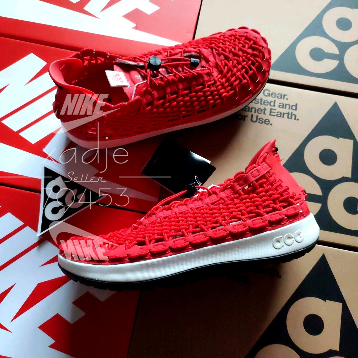 正規品 NIKE ナイキ ACG WATERCAT ウォーターキャット ＋ 赤 レッド アウトドア トレイル 水陸両用 定価 18590円 26cm US8 箱付き(26.0cm)｜売買された ...