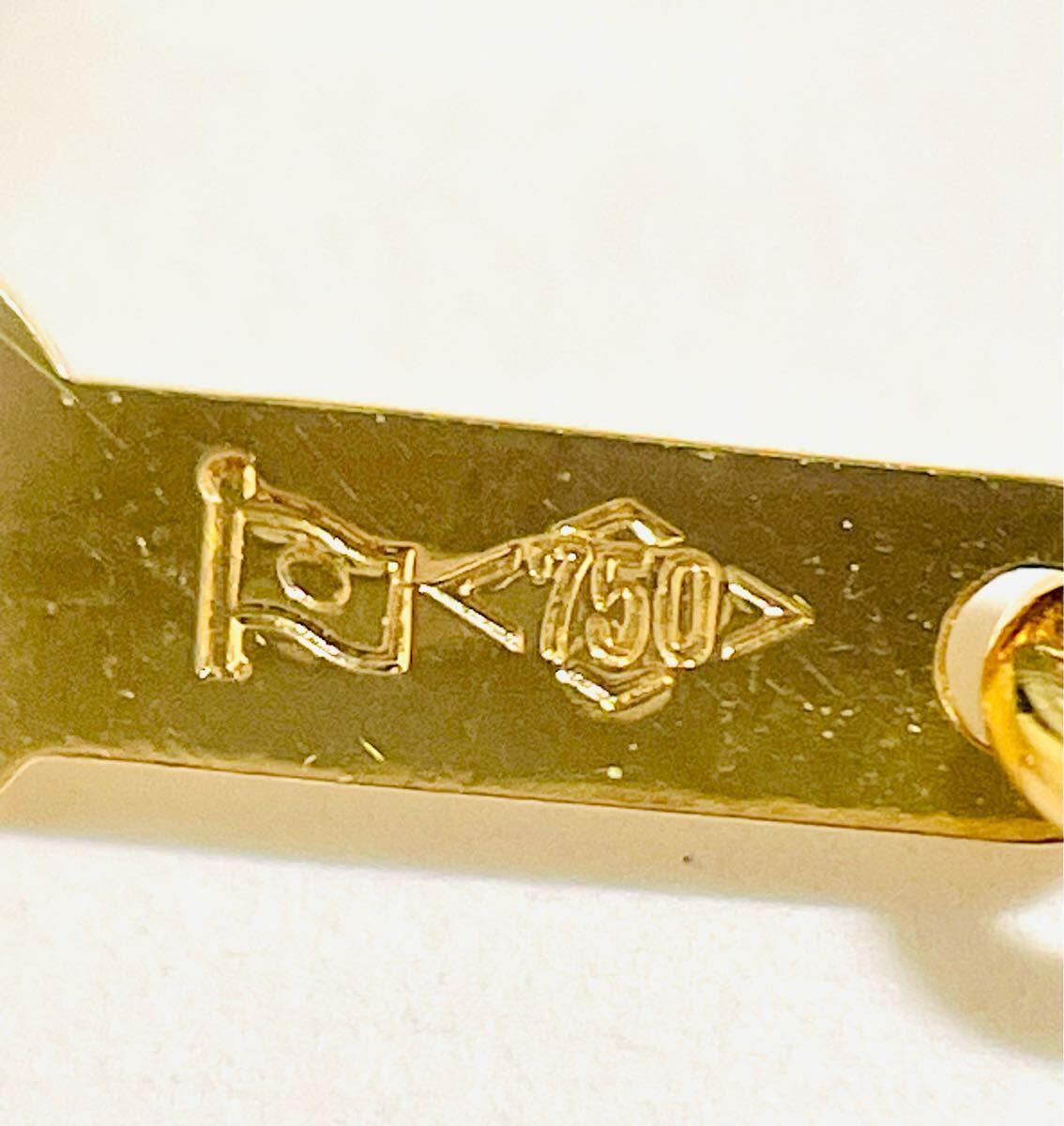 Yahoo!オークション - K18 ベネチアン柄ロングネックレス 59cm