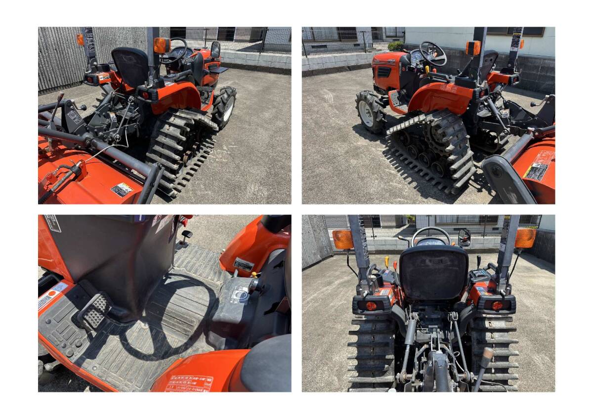 Yahoo!オークション - 宮崎県 クボタ トラクター JB13X セミクローラタ...