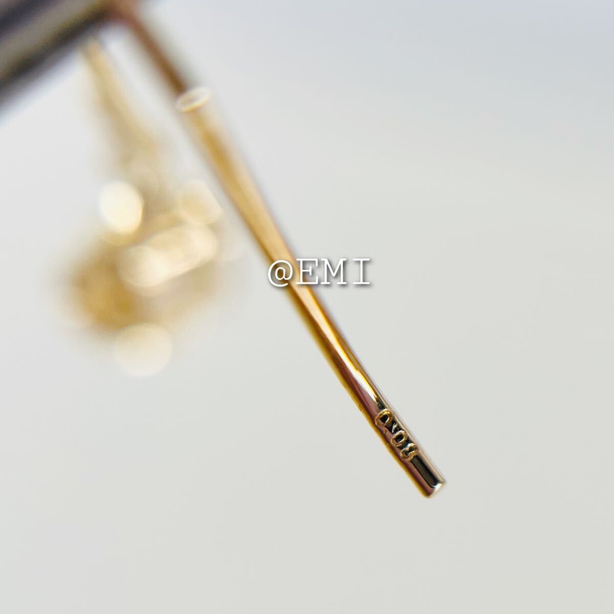 Yahoo!オークション - K18 天然ダイヤモンド 0.16ct デザインフックピ...